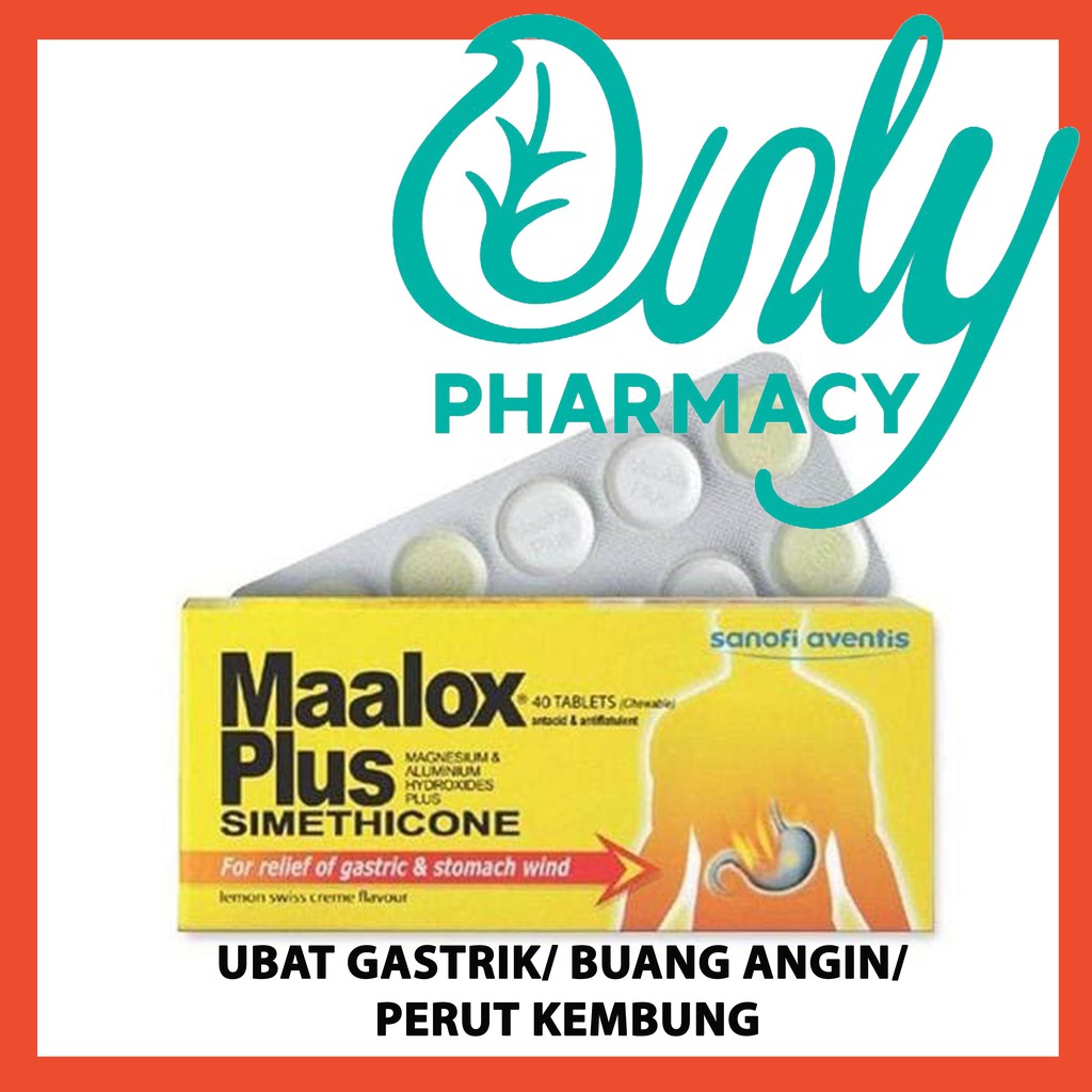 Maalox Plus Simethicone 10 tablets/ strip 1 PAPAN/1 STRIP | Shopee Malaysia