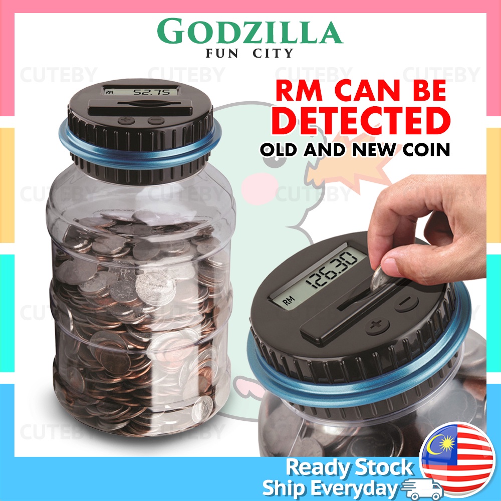 TABUNG DIGITAL piggy bank coin bank malaysia coin | Shopee Malaysia