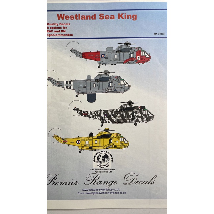 MODEL ALLIANCE MA-72103 Westland Sea King Royal Navy & Royal Air Force ...