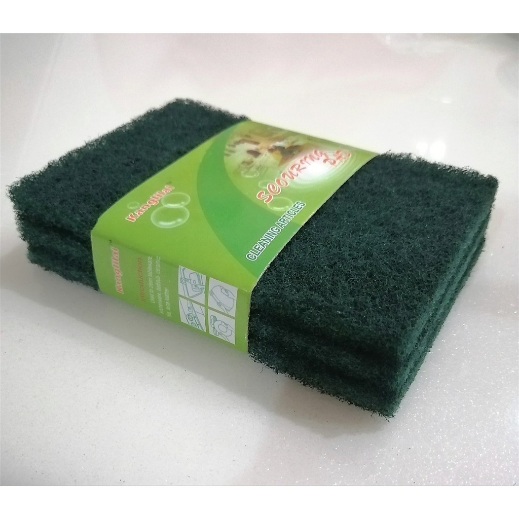 Green Sponge / Span Cuci Pinggan 3 pcs | Shopee Malaysia