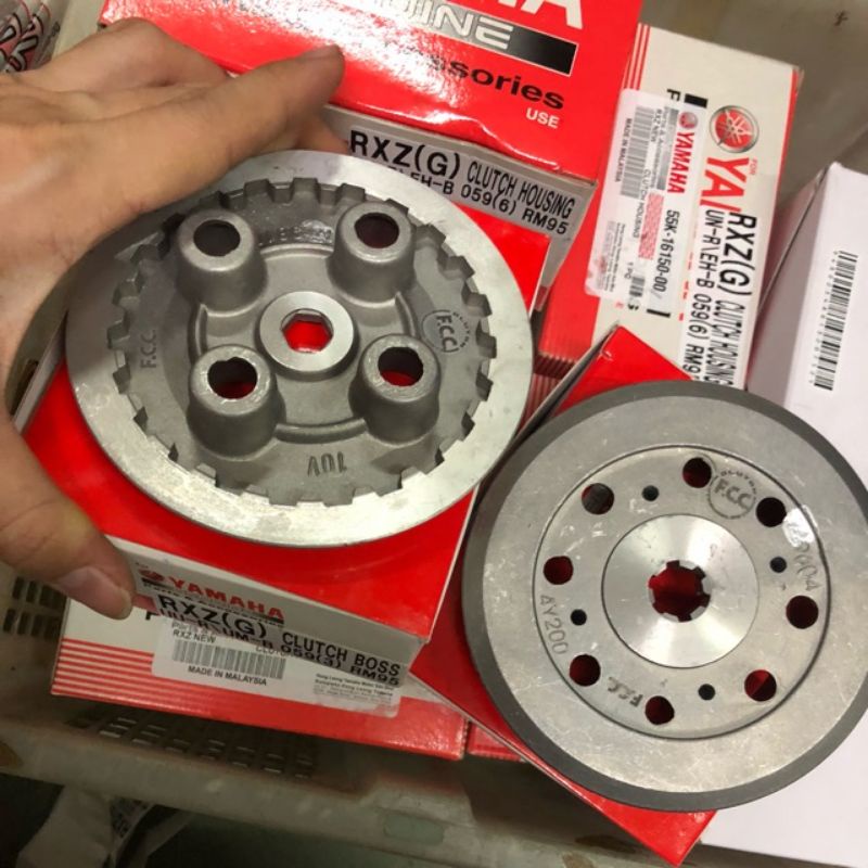 YAMAHA RXZ Clutch Boss & Clutch Pressure Plate | Shopee Malaysia