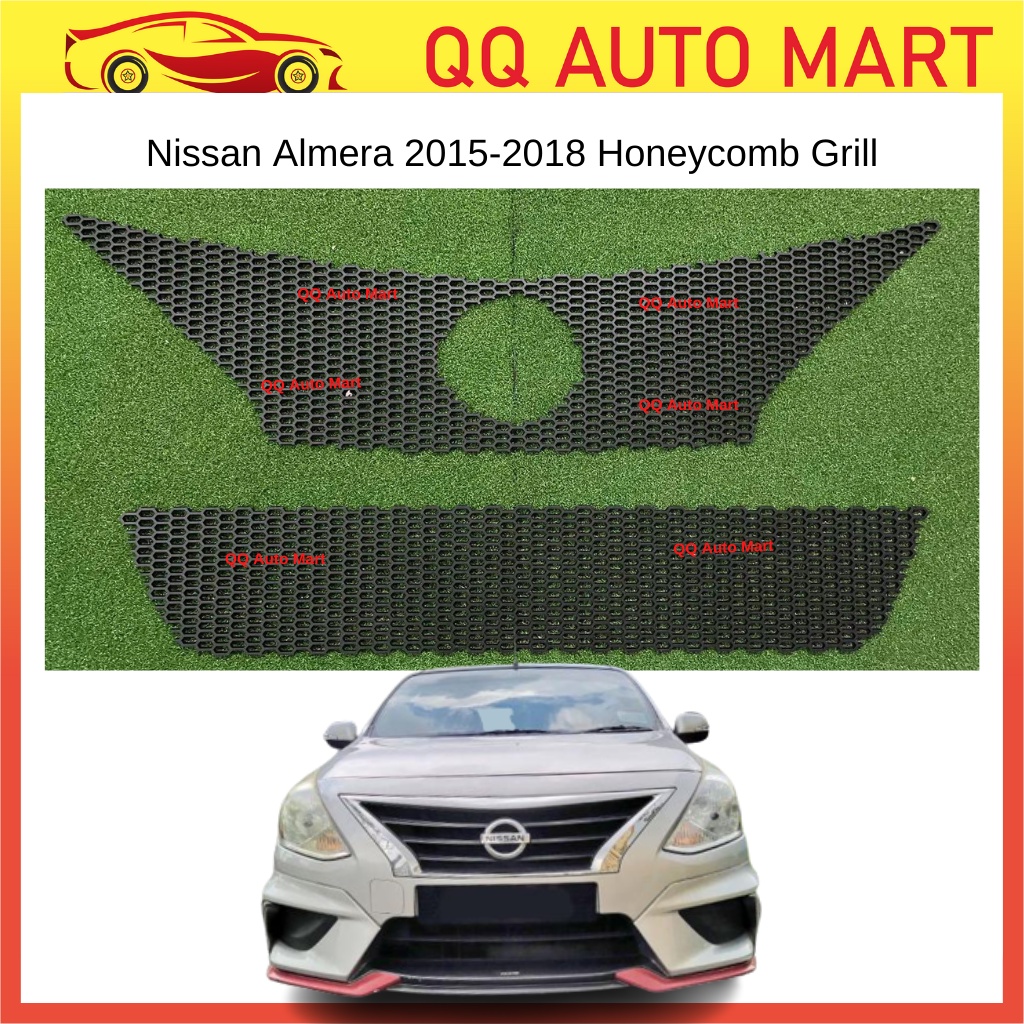 Nissan Almera 2015-2018 Honeycomb Grill/ABS Front Grill | Shopee Malaysia