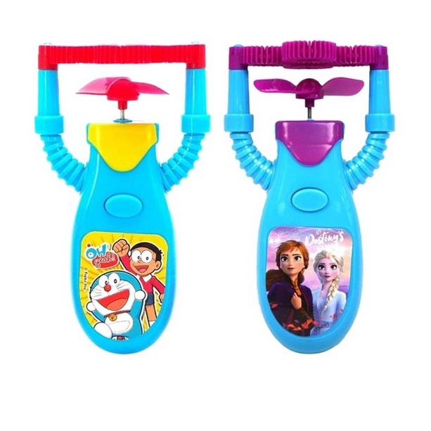 Doraemon Disney Frozen Baby Toy Blowing Bubble Fan With Play Equipment ...