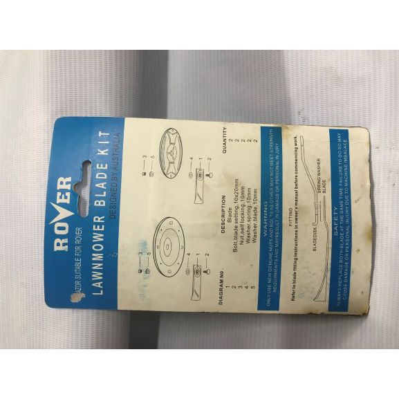 ROVER LAWN MOWER BLADE KIT | Shopee Malaysia