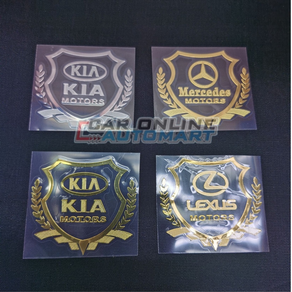 Car Body Sticker Decorative Emblem Badge(BMW KIA R3 HYUNDAI LEXUS AUDI ...