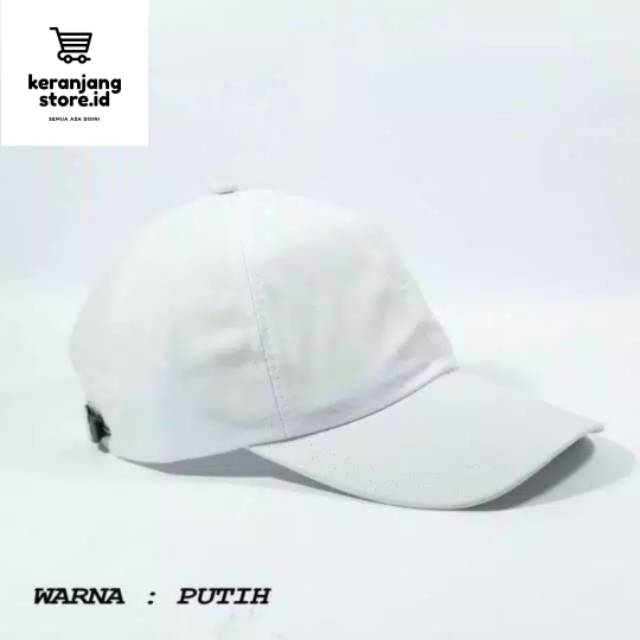 PUTIH Plain White baseball Adult Hat | Shopee Malaysia