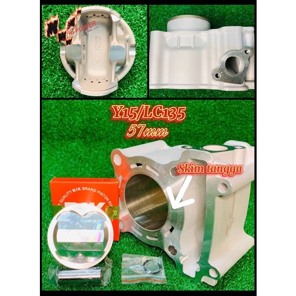 HI POWER Yamaha LC135/ Y15 Ceramic Racing Block/ Hi Power Ceramic Block ...