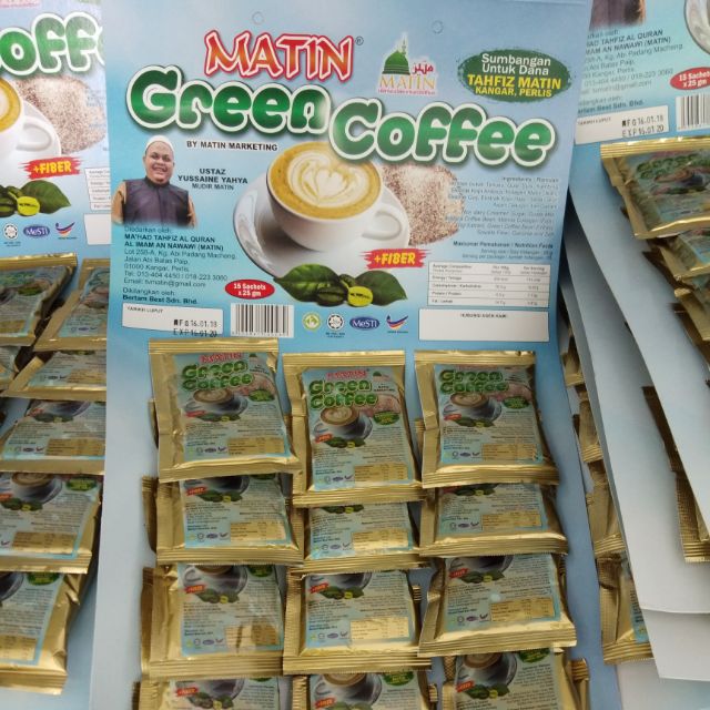 MATIN Green Coffee Papan, Kopi Hijau, Kopi MATIN, Kopi Diet, Kopi Kurus ...