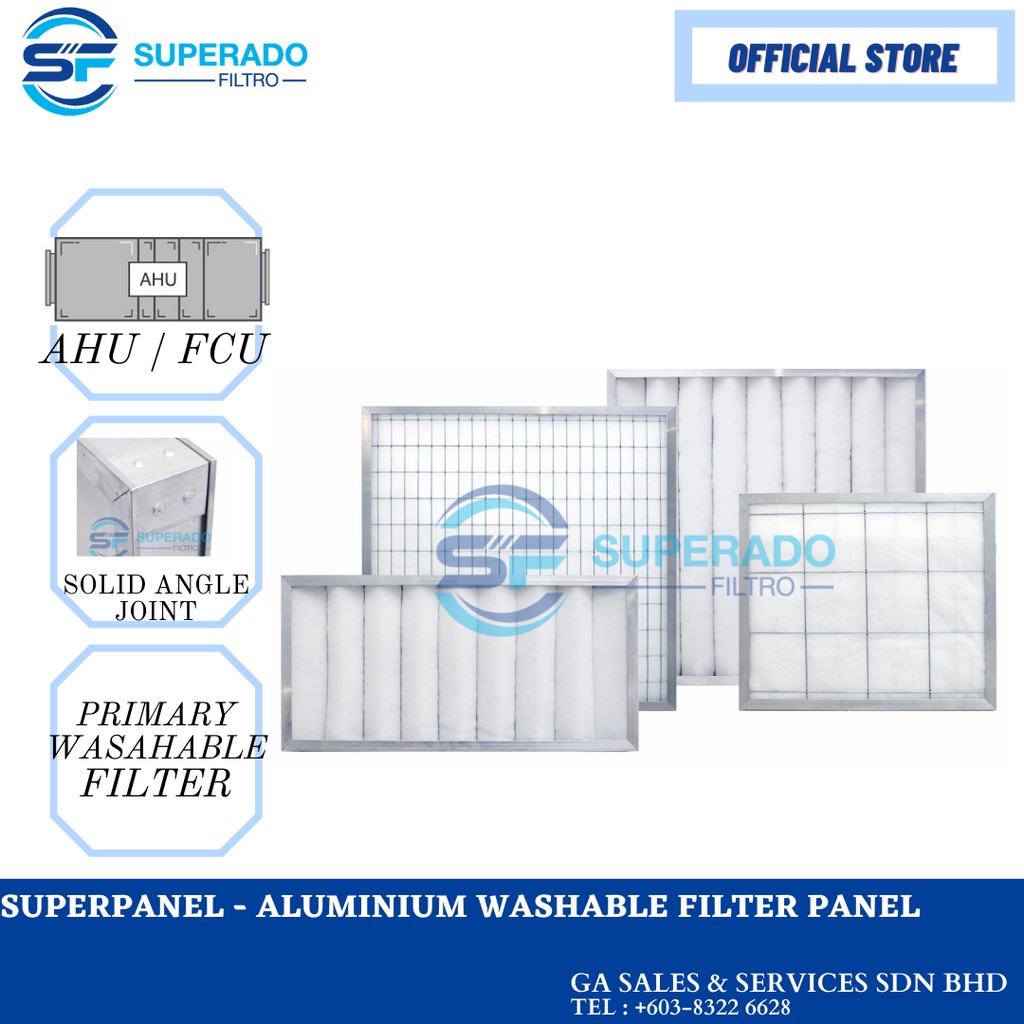 AIR FILTER, ALUMINIUM AIR FILTER PANEL , AHU, FCU, PRIMARY FILTER ,AIR ...