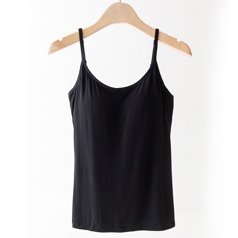 Summer light-thin sling vest with chest pad, Japan bra-top sling top ...