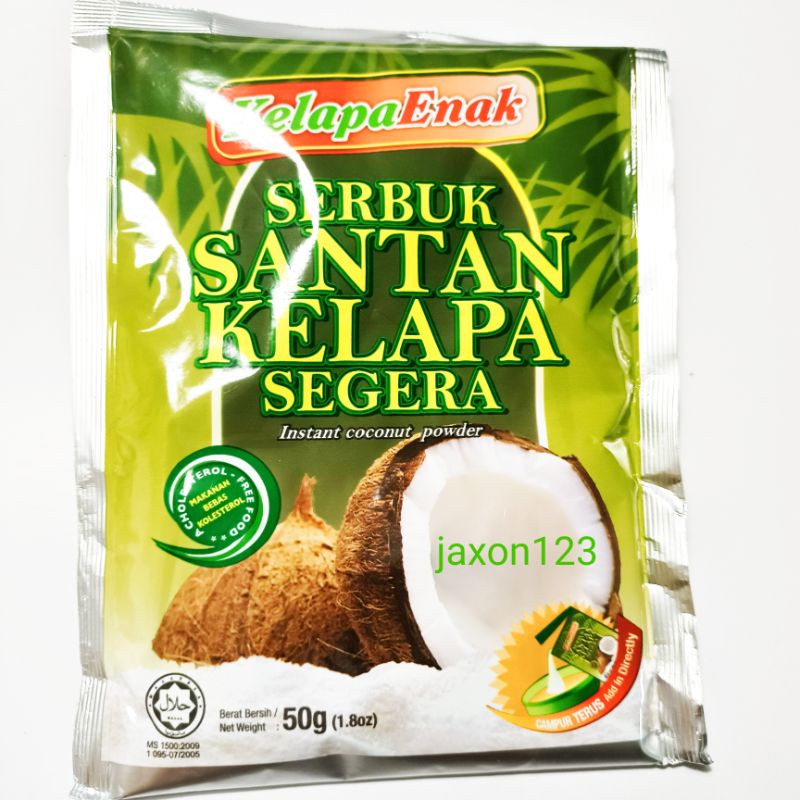 Instant Coconut Milk Powder / Serbuk Santan Kelapa Segar 椰桨粉 | Shopee ...