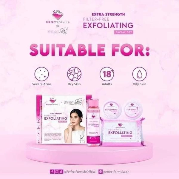 ‼️1 SET‼️[EXFOLIATING]PERFECT FORMULA MILD VERSION | Shopee Malaysia