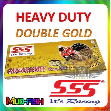 RANTAI SSS GR 415 HSBT 114L | 122L | 132L Double Gold Racing Chain ...