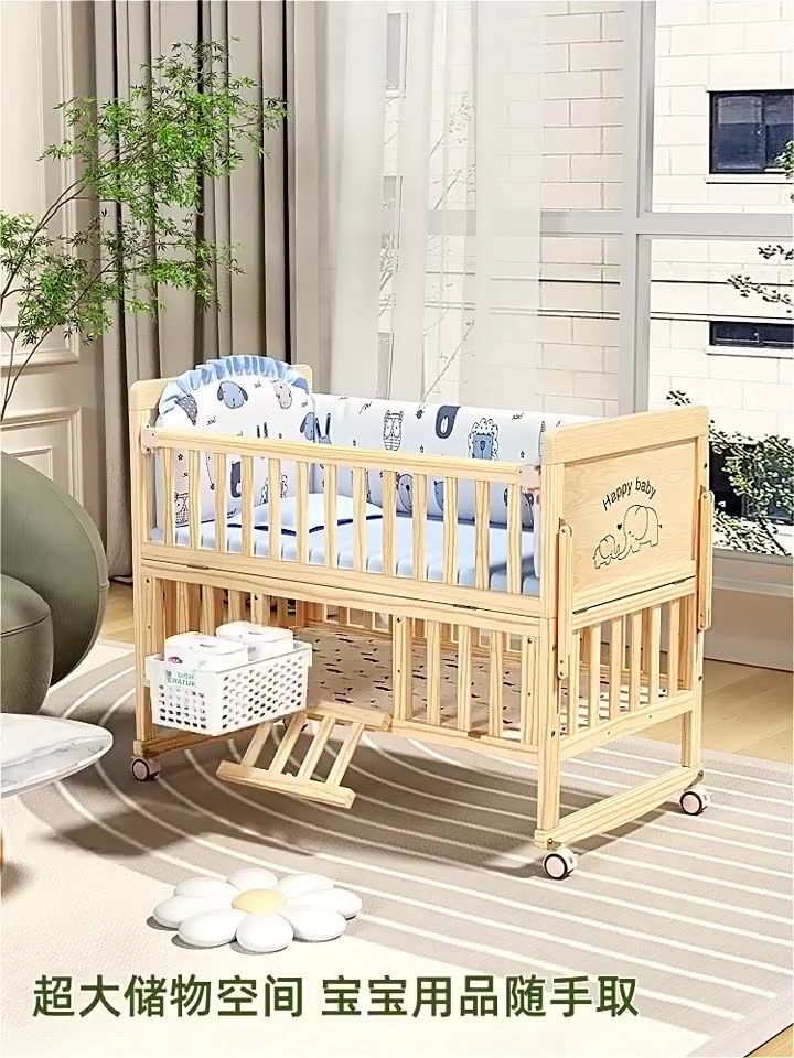 (ship discount)COD 3in1 Baby Crib Baby cot Solid Wood Crib ...