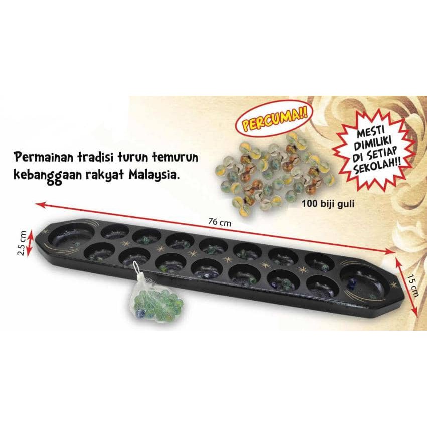 Permainan Tradisional : Congkak Tradisional | Shopee Malaysia