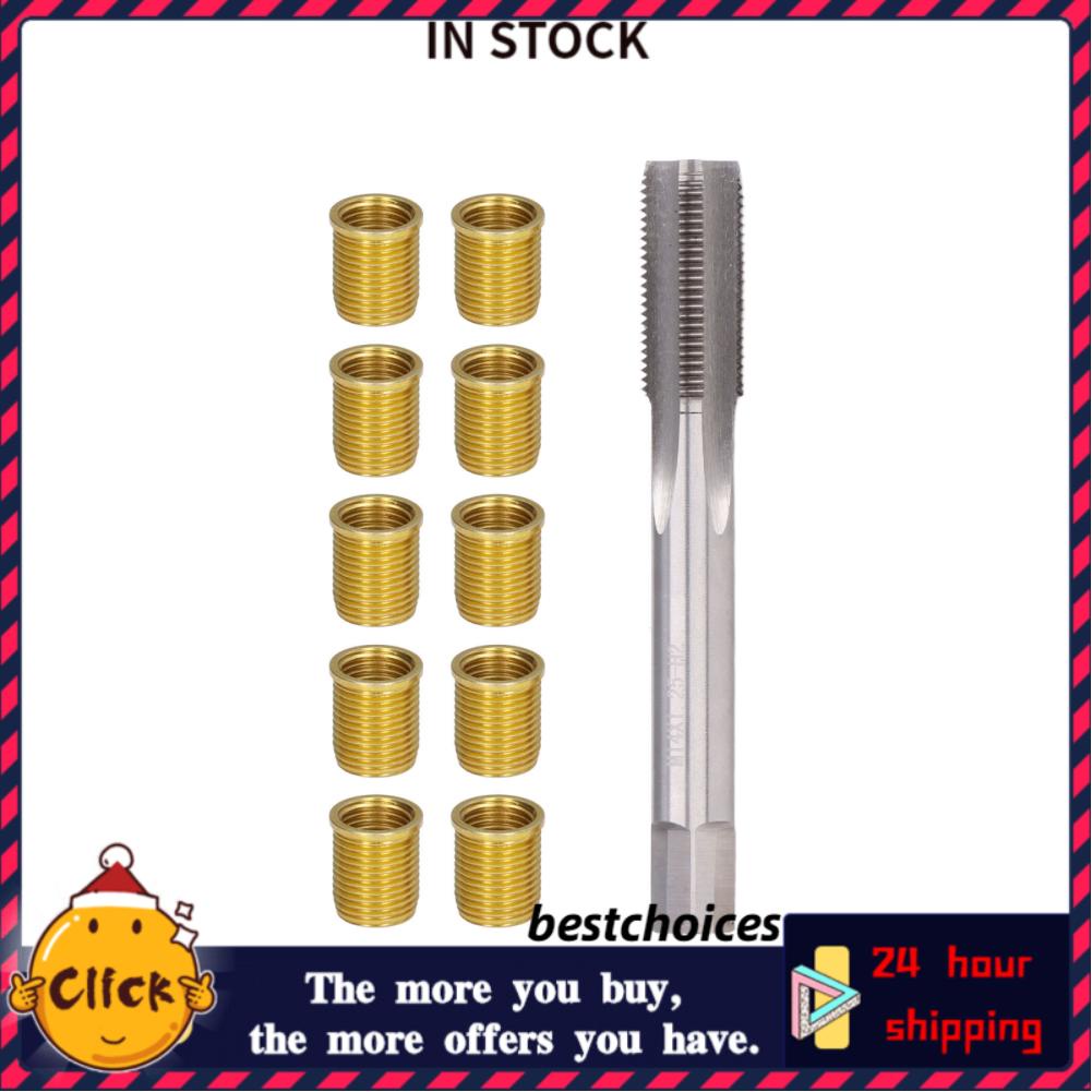 Bestchoices Spark Plug Thread Hole Repair Tools Metal M12x1.25 Inserts ...