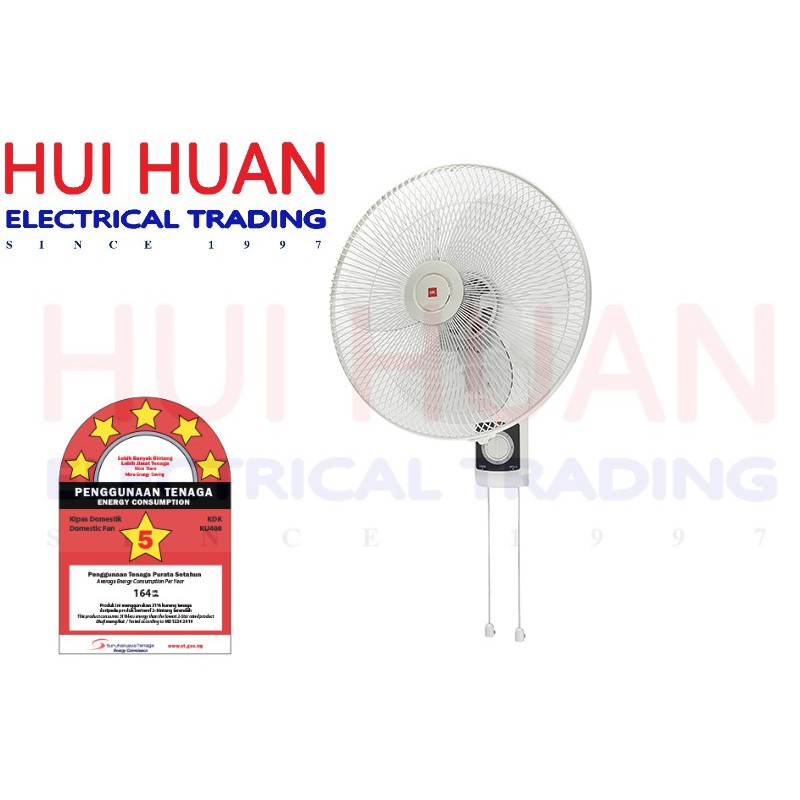 KDK Wall Fan (16") 风扇/壁扇 KU408 / KU408-YG | Shopee Malaysia