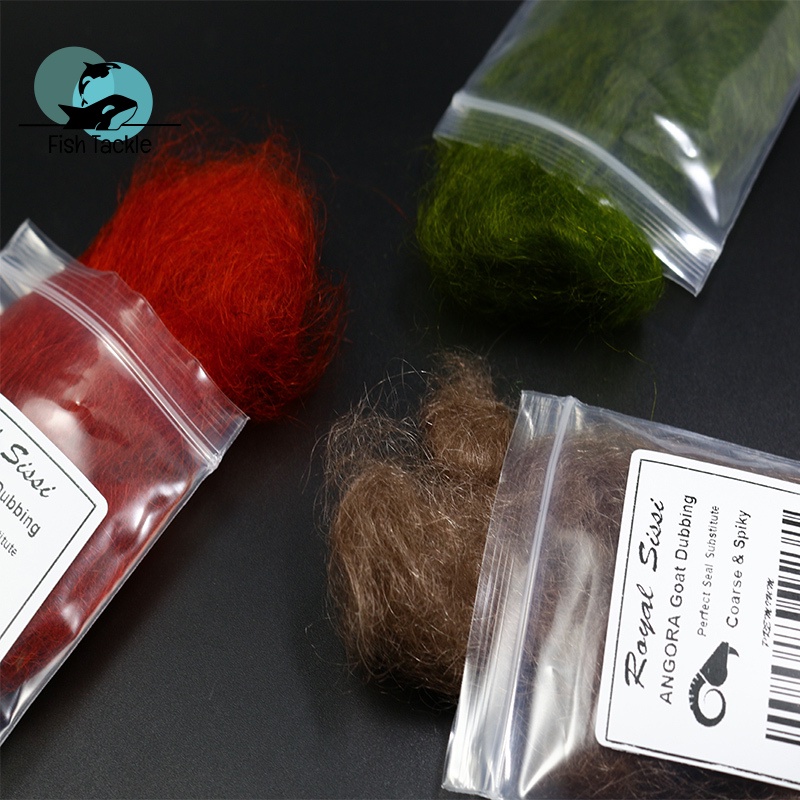 Fly Fishing Angora Goat Dubbing Spiky Fiber Goat Hair for Steelhead ...