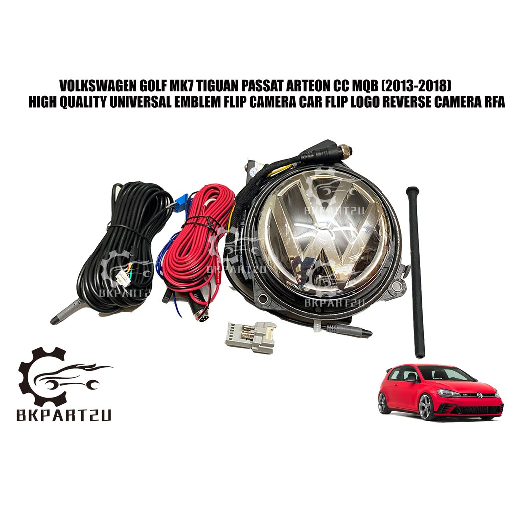 Volkswagen Golf Mk7 Tiguan Passat Arteon Cc Mqb 2013-2018 Emblem Flip ...