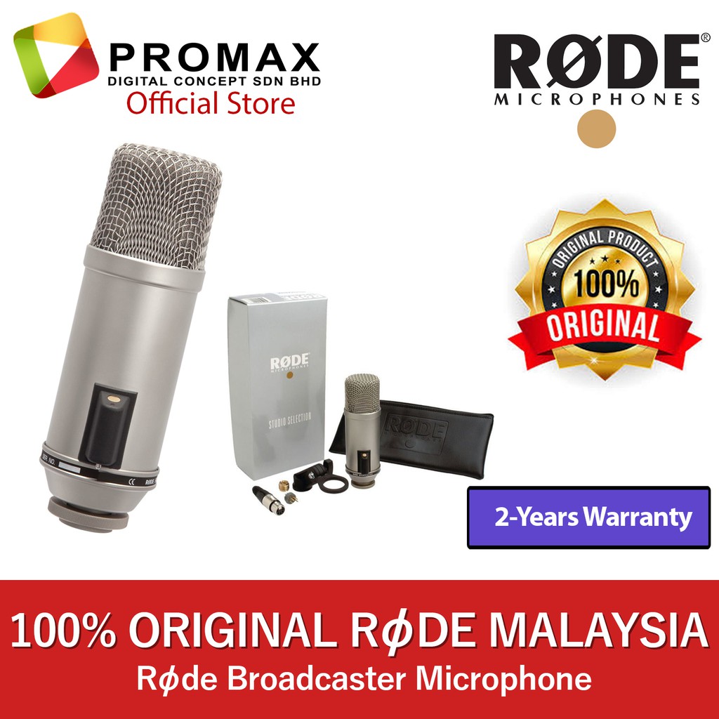 Rode Broadcaster Microphone (100% Original Rode Malaysia) | Shopee Malaysia