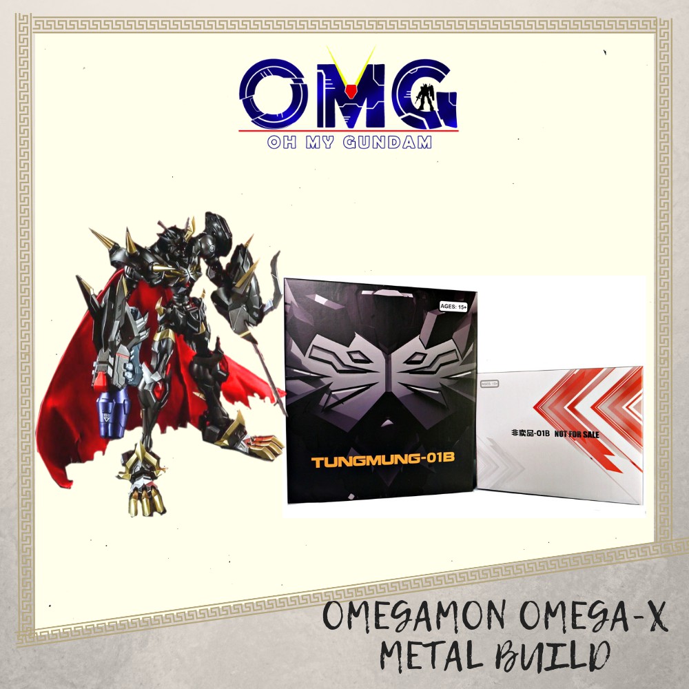 TungMung EX Figure Digimon Dark Omegamon Omega-X Metal Build OMG Tung ...