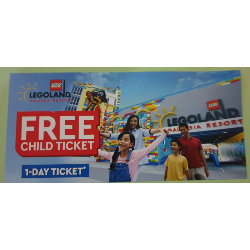 Legoland Malaysia Child Ticket 1 Day Ticket Shopee Malaysia