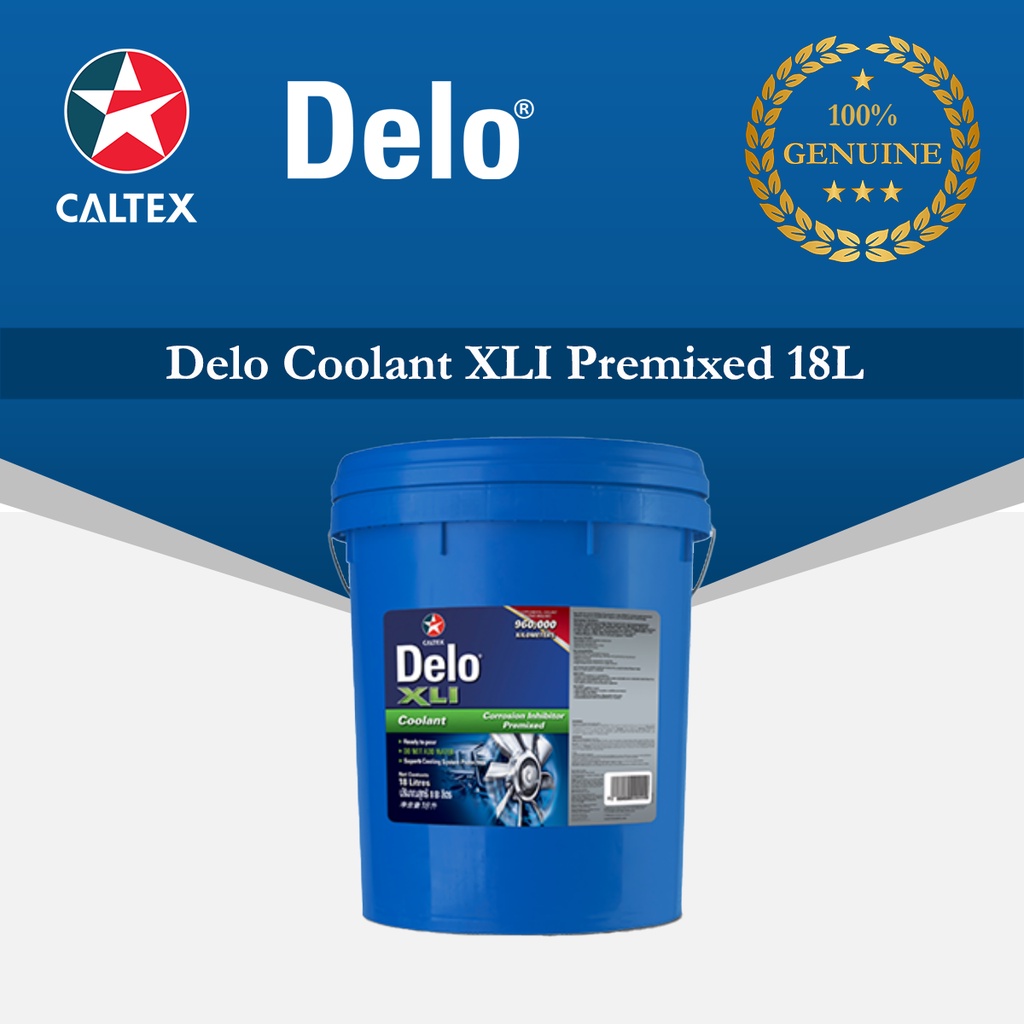 CALTEX Delo XLI Premixed Coolant (18L) | Shopee Malaysia