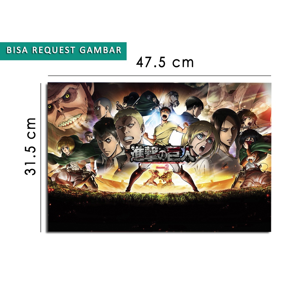 Attack On Titan Final Season Anime Poster Can Request Pictures/A3 Size ...