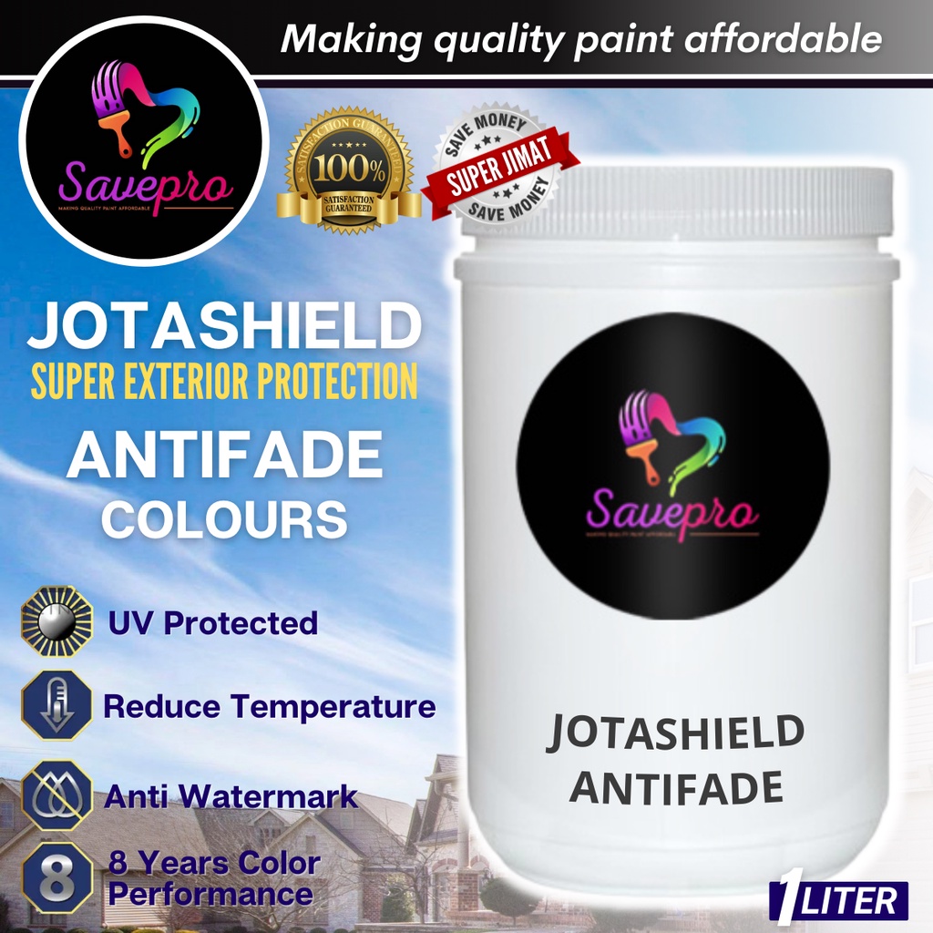 SavePro Jotun Jotashield AntiFade Exterior Wall Paint / Cat Dinding ...
