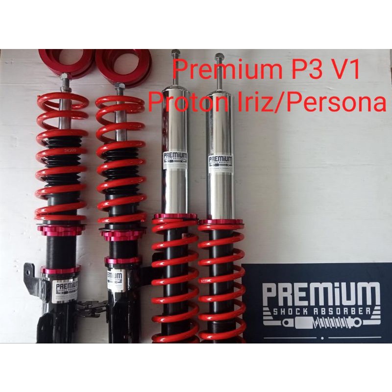 Proton Iriz / Persona VVT '16 - Premium P3 Adjustable Suspension Hilow ...