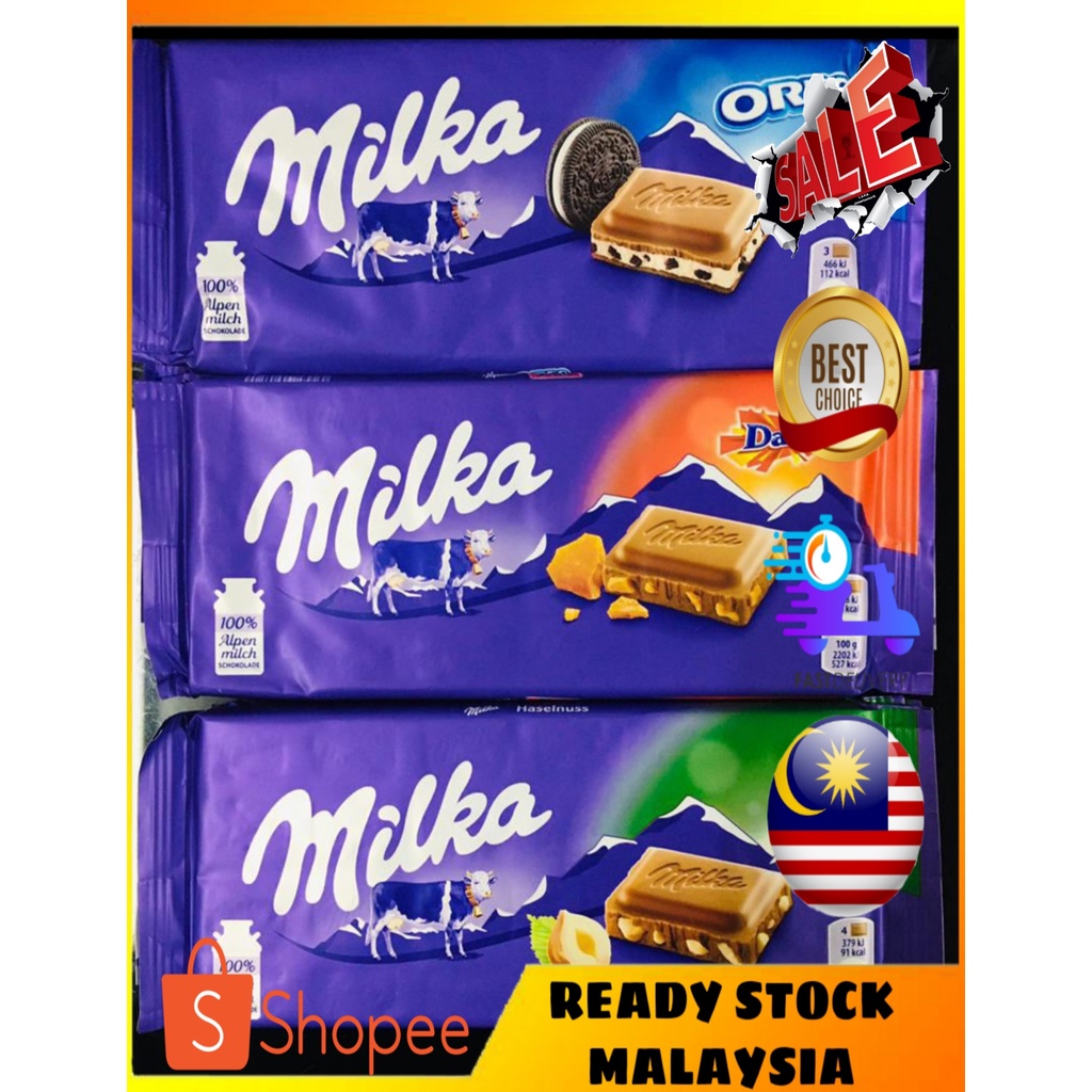 🔥[READY STOCK] MILKA BAR 100G🔥 | Shopee Malaysia
