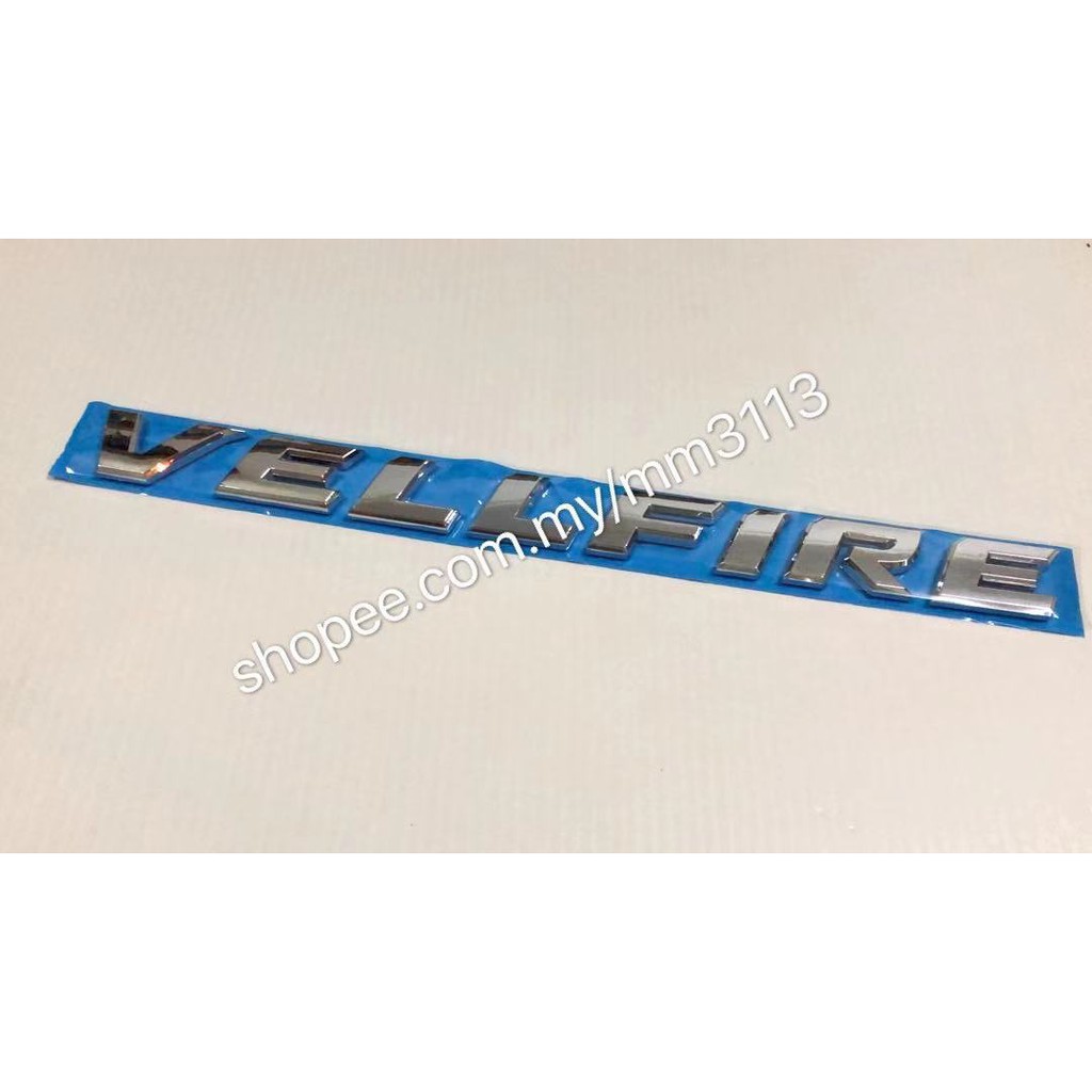TOYOTA VELLFIRE EMBLEM LOGO | Shopee Malaysia