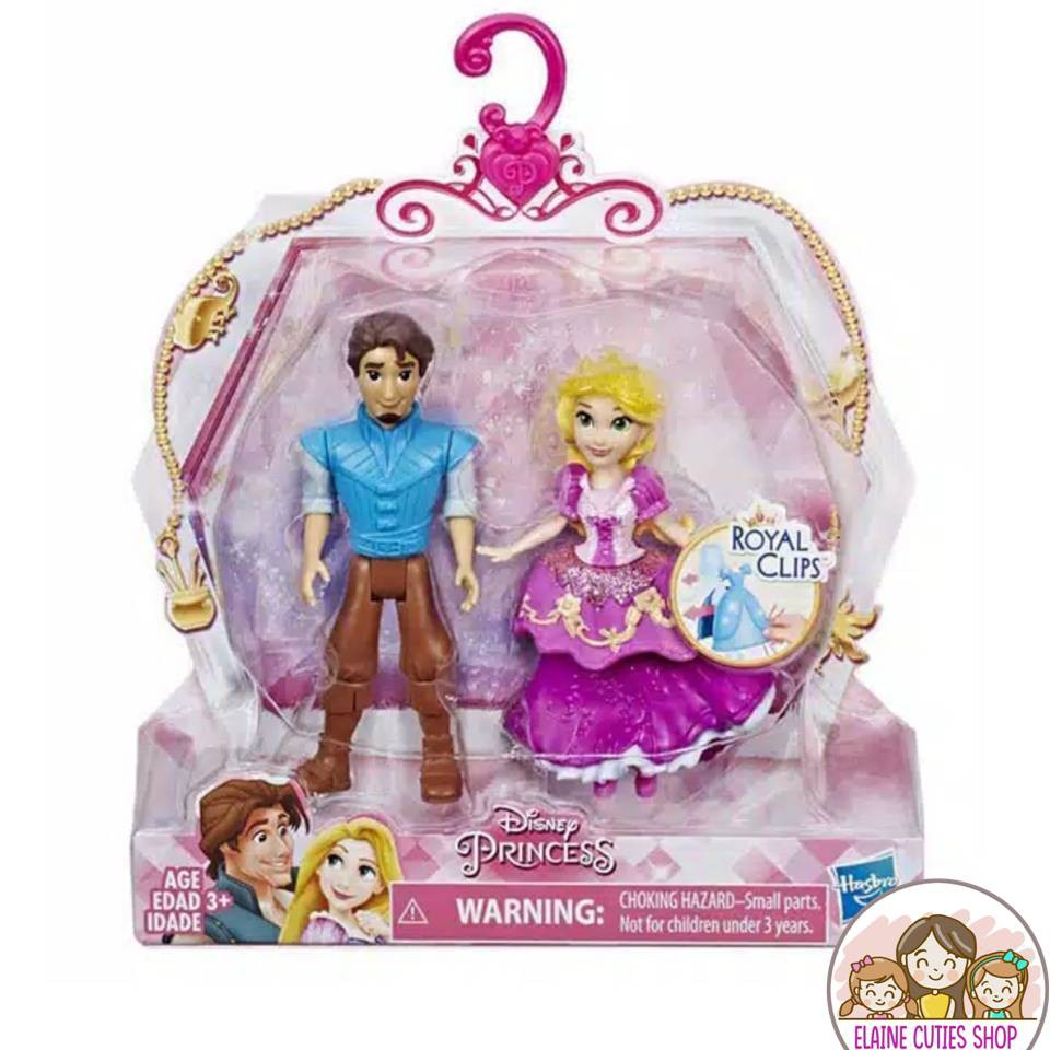 Hasbro Disney Princess Rapunzel & Eugene Royal Clips | Shopee Malaysia