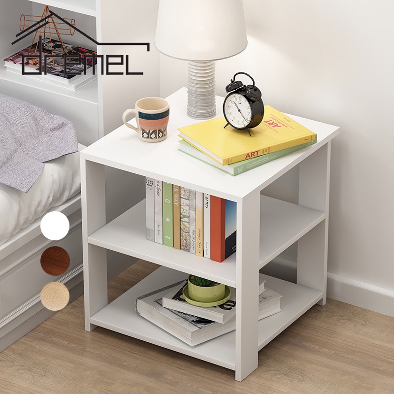 DREMEL Double Layer Small Coffee Table Bedside Table Minimalist Design ...