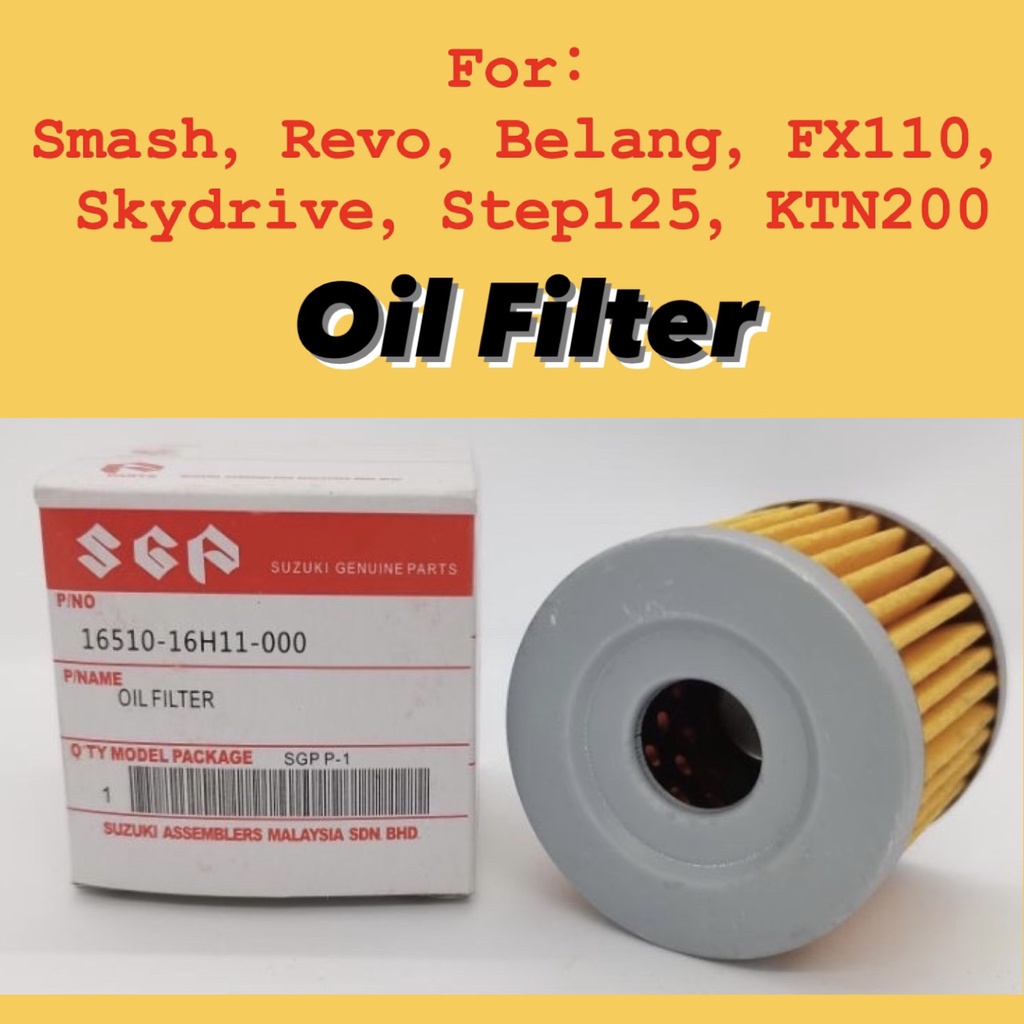 SUZUKI VS125 OIL FILTER (ST / A-CLASS) // PNP FX110 SMASH REVO BELANG ...