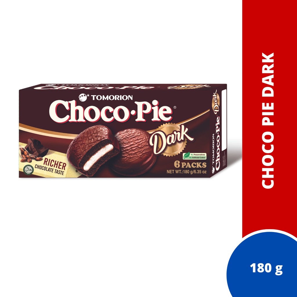 Tomorion Dark Choco Pie 180g (6 individual packs inside) | Shopee Malaysia