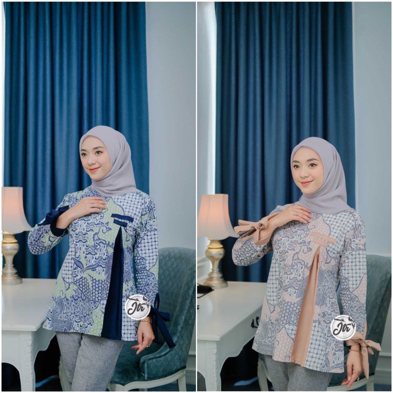 Modern BATIK Women Clothes Top BATIK MODERN BATIK Combination Work ...