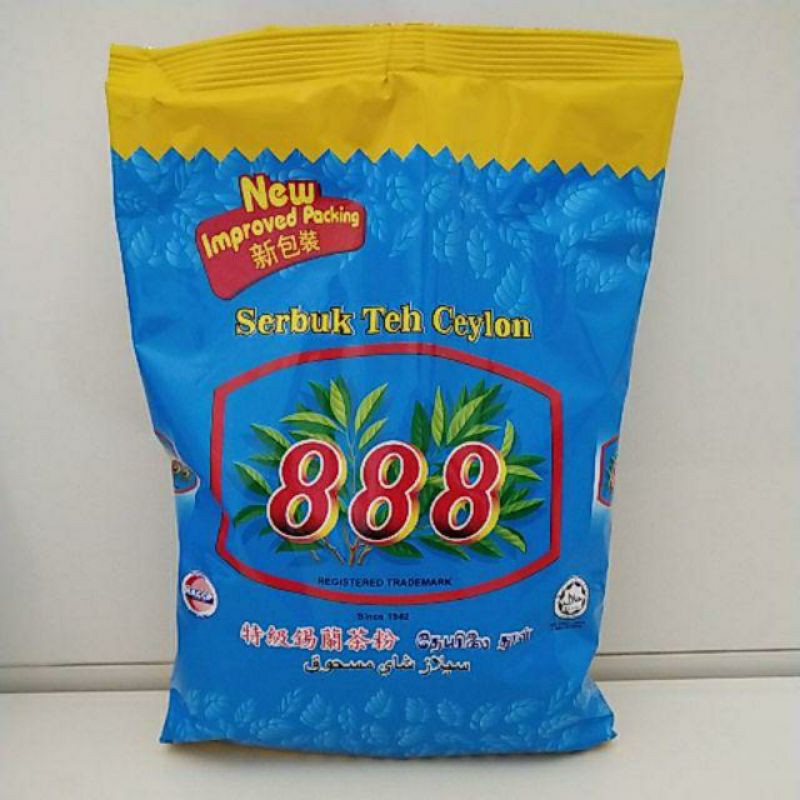 SERBUK TEH CEYLON 888 1kg / 500G / serbuk teh wangi yl/ tea & coffee ...