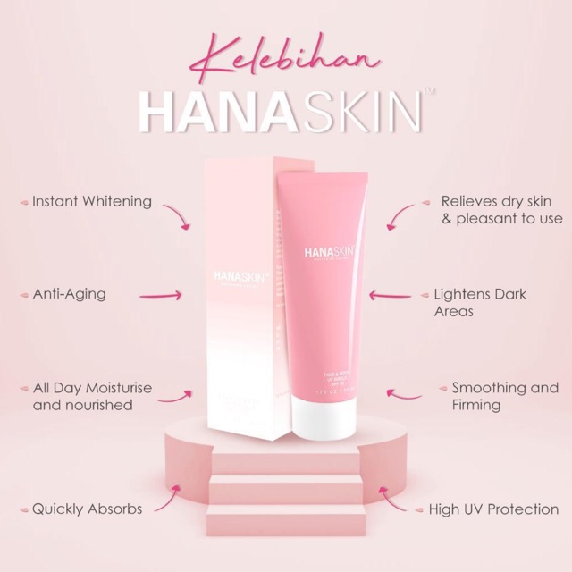 HANASKIN WHITENING LOTION WITH SPF50 | Shopee Malaysia