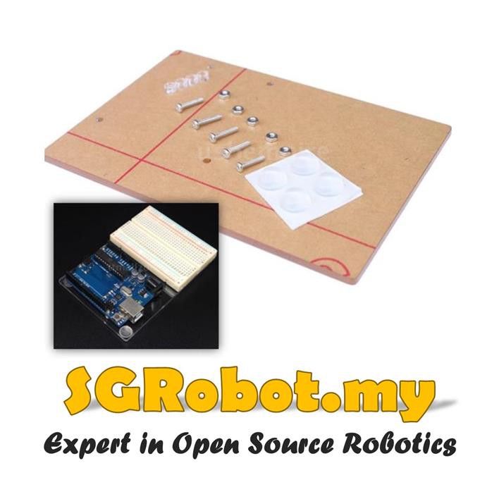 Arduino UNO R3 Acrylic Base Breadboard Experimental Platform Plate ...