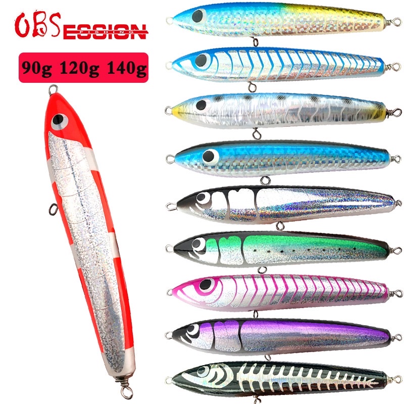 Free mata kail besar .120g -150g topwater wood gt stickbait ！popper ...