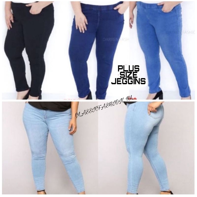 🔥 PLUS SIZE WOMEN JEGGINS.STRETCHABLE ..🔥 | Shopee Malaysia