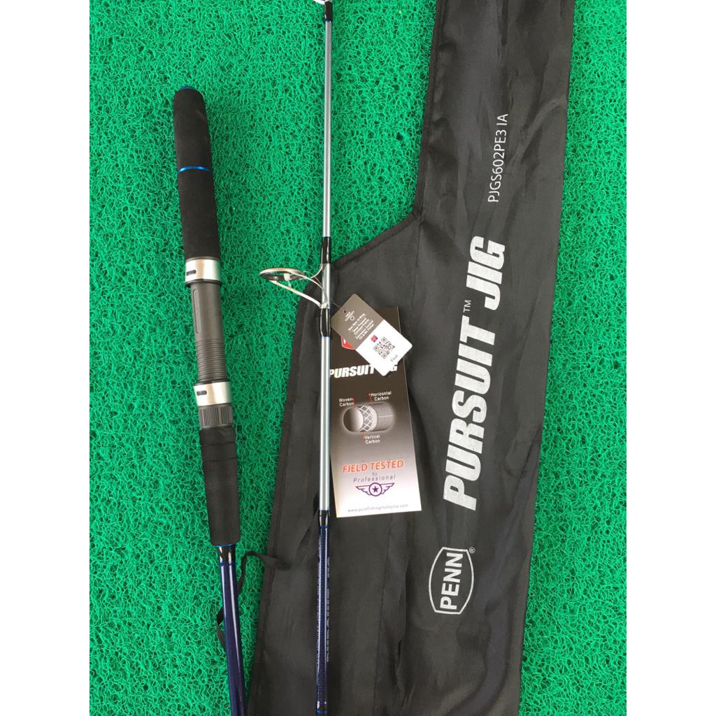 (JOM PANCING) Penn 2019 PJGS Pursuit Jig Spinning Rod + PVC Price ...