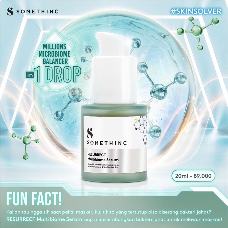 Somethinc SERUM| Resurrect multibiome|Brightening wash off mask| Revive ...