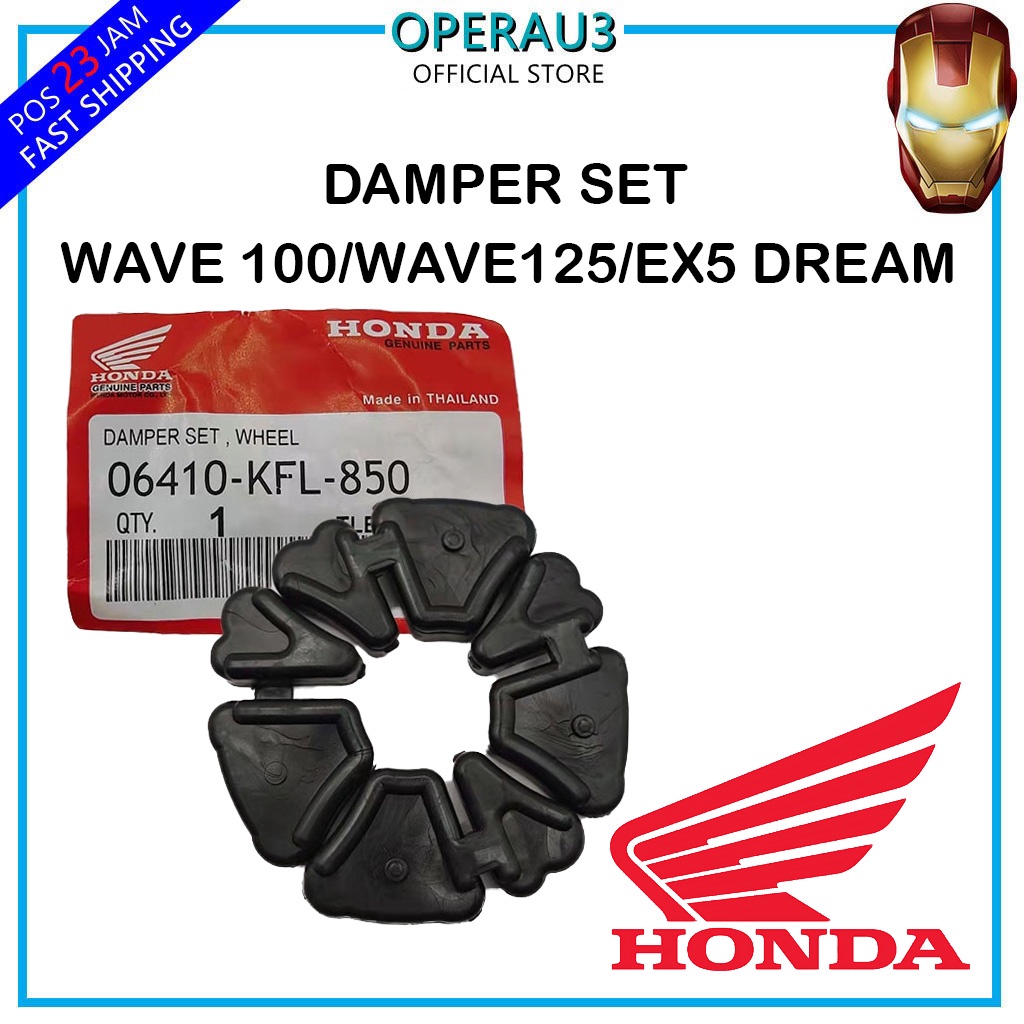 HONDA DREAM HUB RUBBER SET GETAH HUB DAMPER WAVE100 WAVE-100 WAVE 100 WAVE125 WAVE-125 WAVE 125 ...