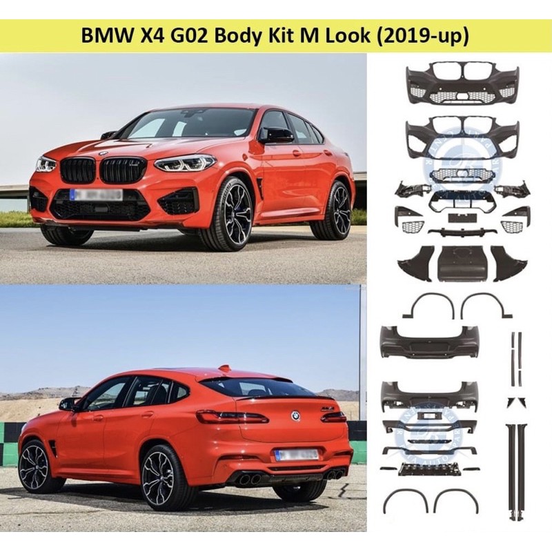 BMW X4 G02 2018 2019 2020 X4M F98 bodykit body kit front side rear ...