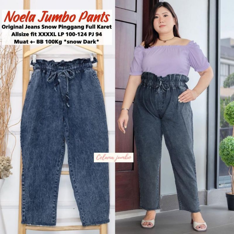 Boyfriend BAGGY JUMBO Pants Long JEANS Women HIGHWAIST Pants Korean ...