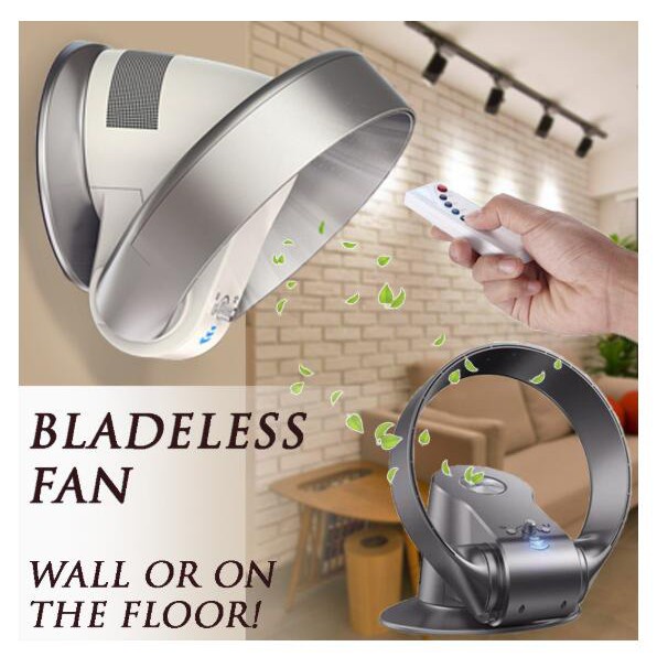 【Ready Stock】SK Bladeless Fan No Blade Electric Fan Desk Table Wall ...