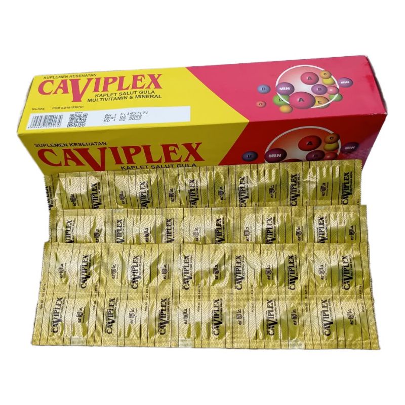 Caviplex Vitamins Minerals And zink 1 strip 10 Capslets | Shopee Malaysia