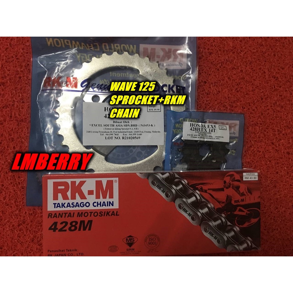 RKM ORIGINAL Sprocket Wave 125/Wave 110 RS/DASH/ALPHA CX | Shopee Malaysia